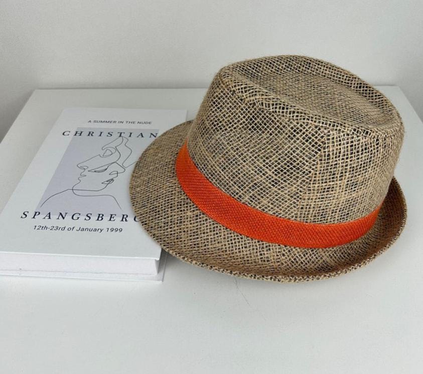 Linen Fedora Hat: Lightweight Breathable Summer Style - Etsy
