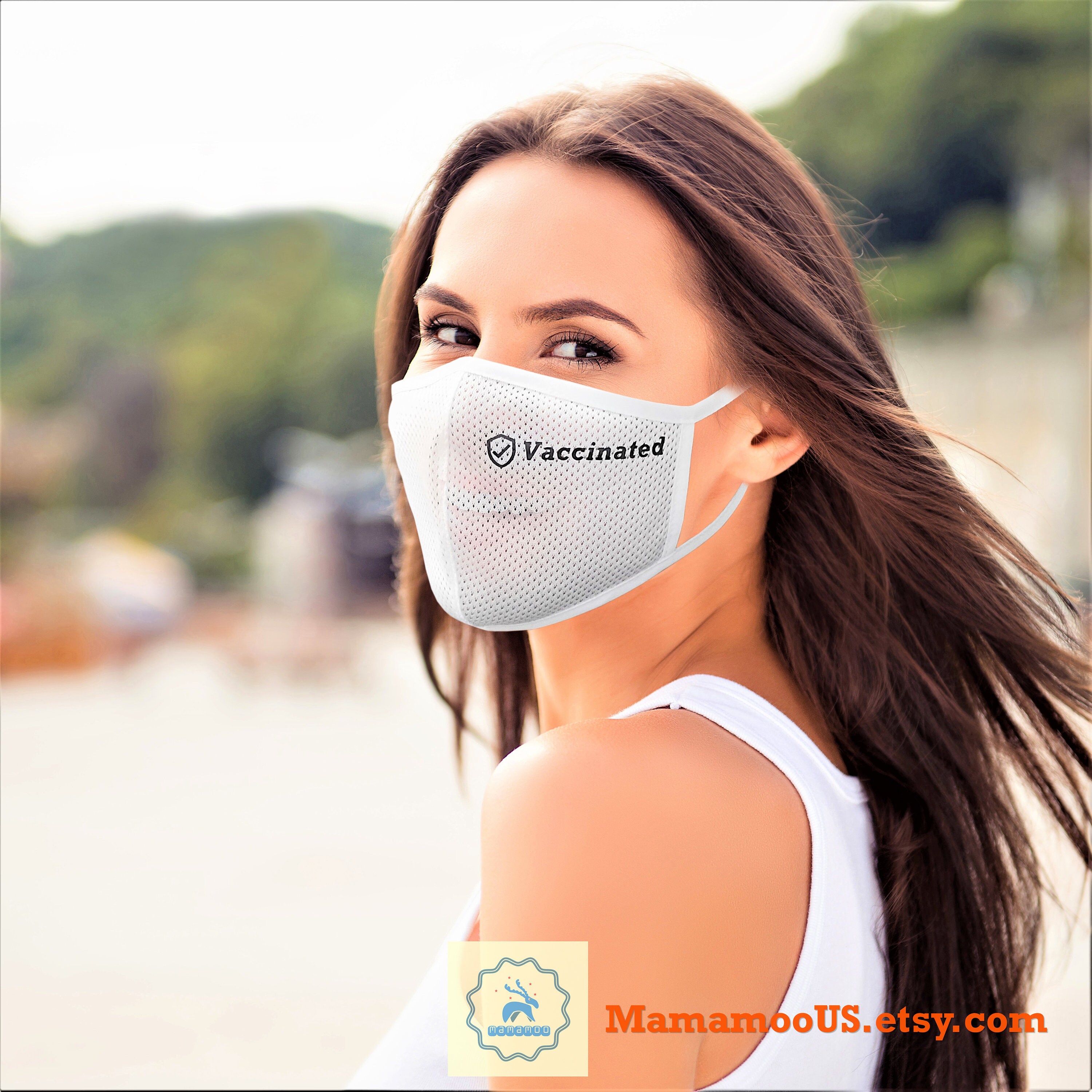 Single Layer Mesh Mask for Vaccinated People Black Navy - Etsy