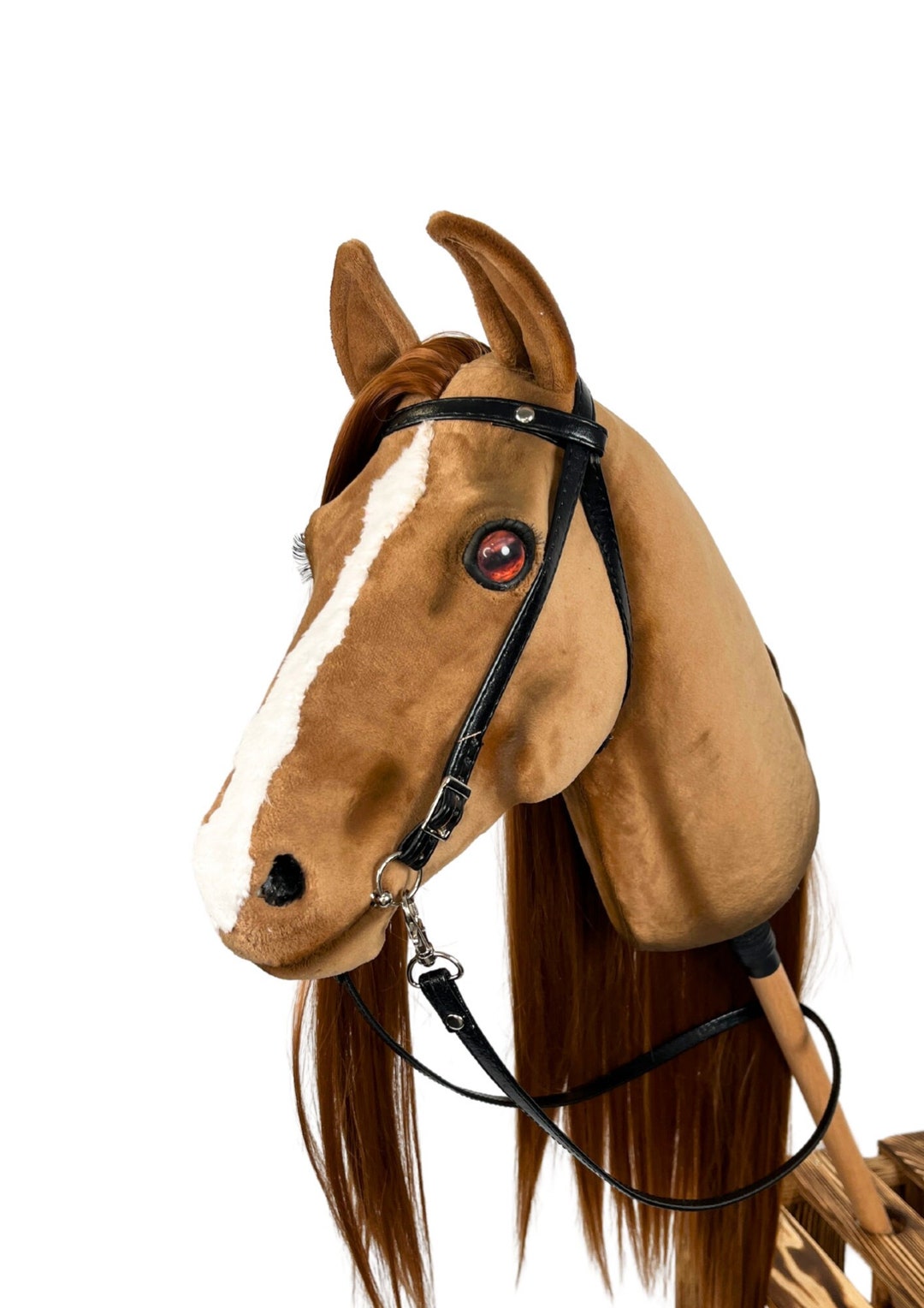 Realistic Hobby Horse, Chestnut Realistic Hobby Horse, Hobby Horse ...