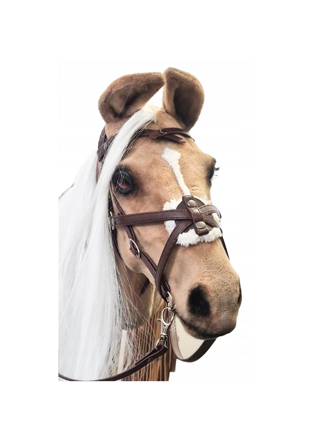 Realistic Hobby Horse, Handmade Stick Horse Toy, Custom Horse Gift ...