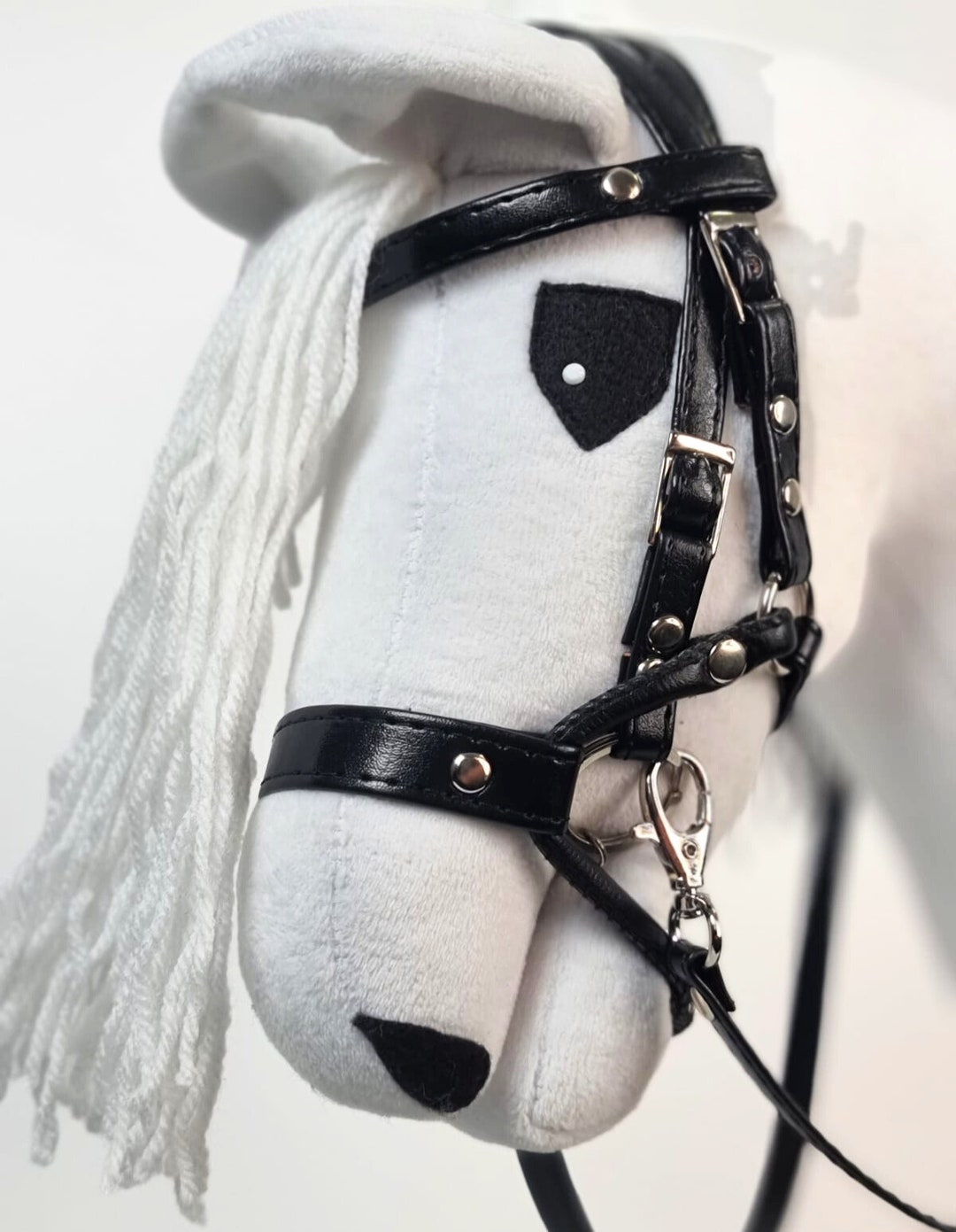 High Jump Bridle for Hobby Horse Bridle Hobby Horse Black - Etsy