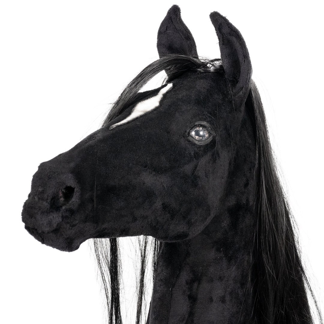 Realistic Hobby Horse Black Realistic Hobby Horse Black - Etsy UK