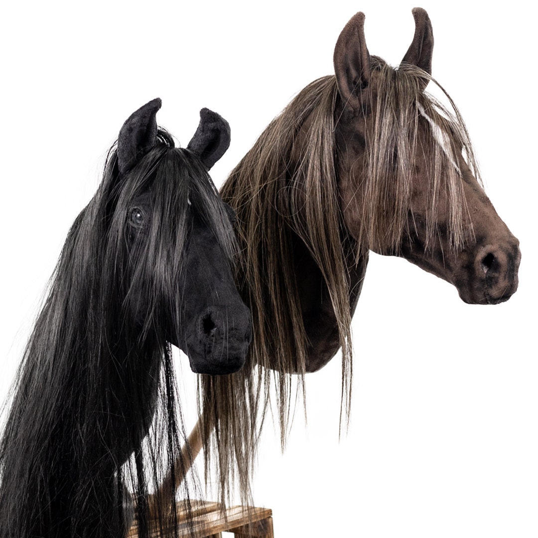 Realistic Hobby Horse Black Realistic Hobby Horse Black - Etsy UK