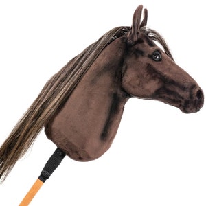 Realistic Hobby Horse, Handmade Stick Horse Toy, Custom Horse Gift ...