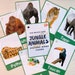 Animal Printable Picture-word Cards Set 48 Cards Animal Habitat ...