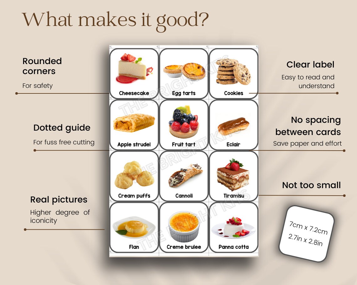 Food, Drinks and Snacks Real Picture Pecs Cards Set 420 Cards PECS ...