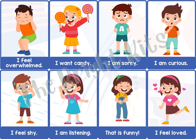 Visual Support Communication Cards Set 72 Cards Language Development ...