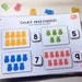 Gummy Count and Match A4 Printable Busy Booklet | Number Matching 1-20 ...