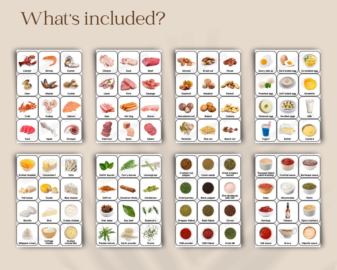 Food, Drinks and Snacks Real Picture Pecs Cards Set 420 Cards PECS ...