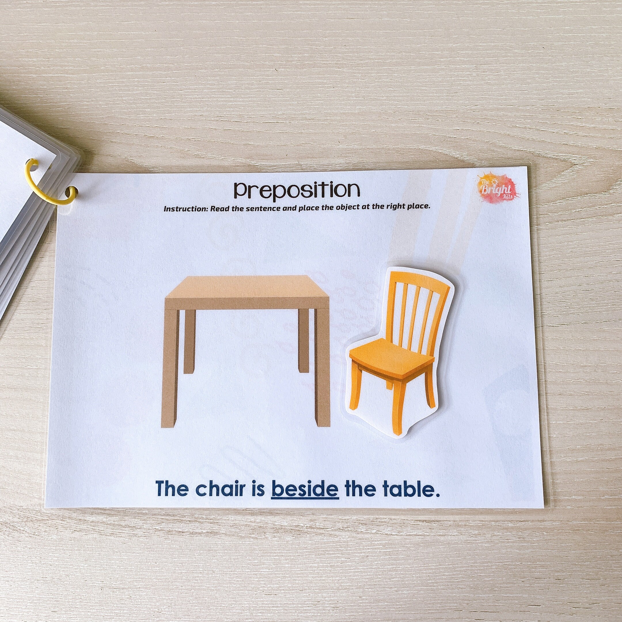 Preposition Recognition A5 Booklet Positional Words Placement Early ...