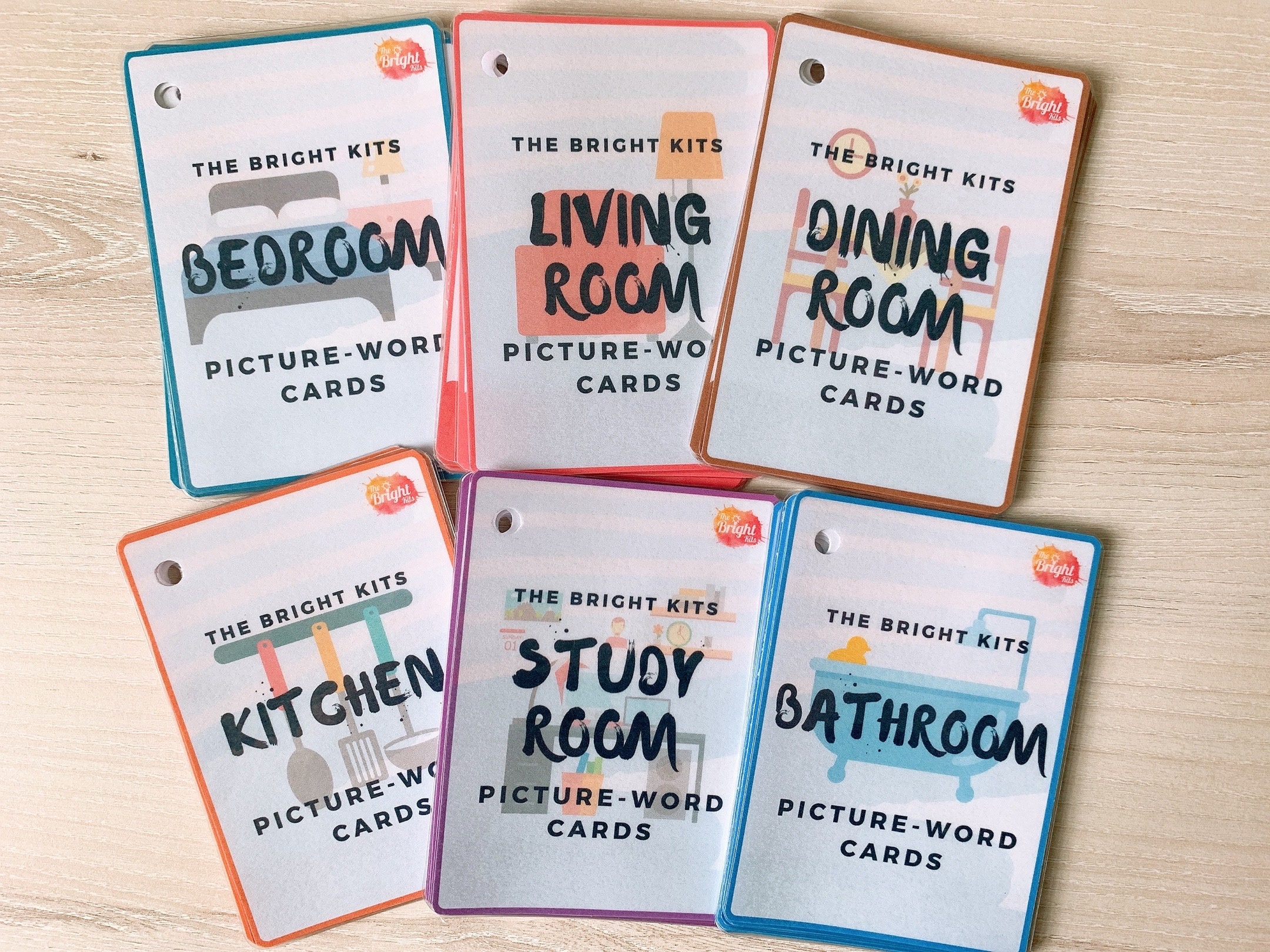 Household Items Printable Picture-word Cards Set (48 Cards) | Household ...