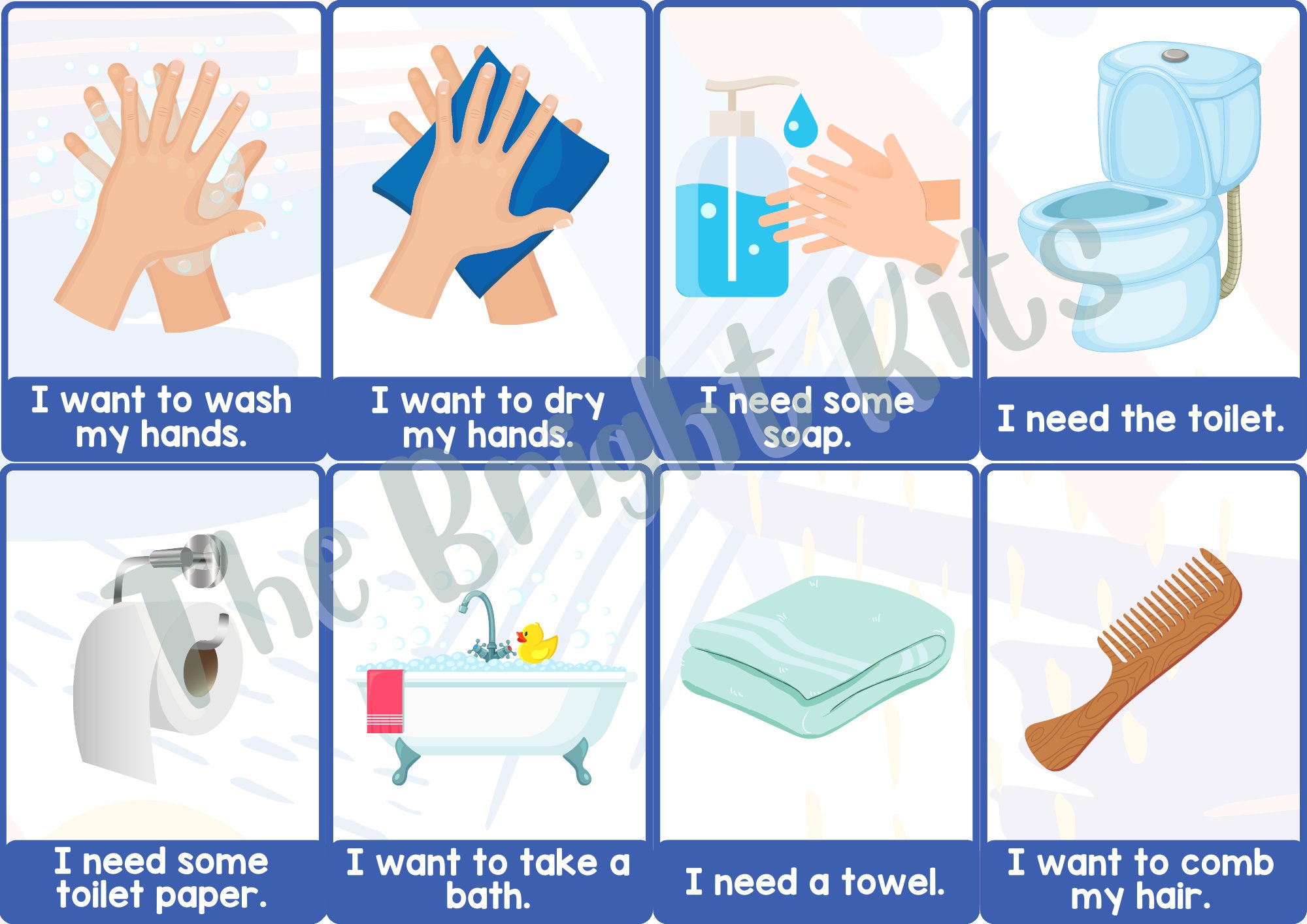 Visual Support Communication Cards Set 72 Cards Language Development ...