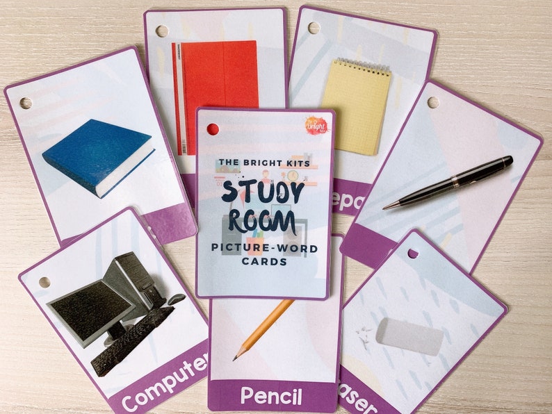 Household Items Printable Picture-word Cards Set (48 Cards) | Household ...