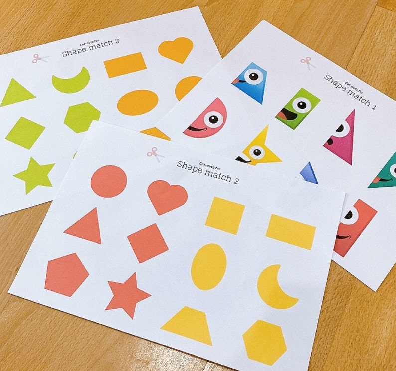 Shape Recognition A4 Printable Busy Booklet | Shape Matching | Learning ...
