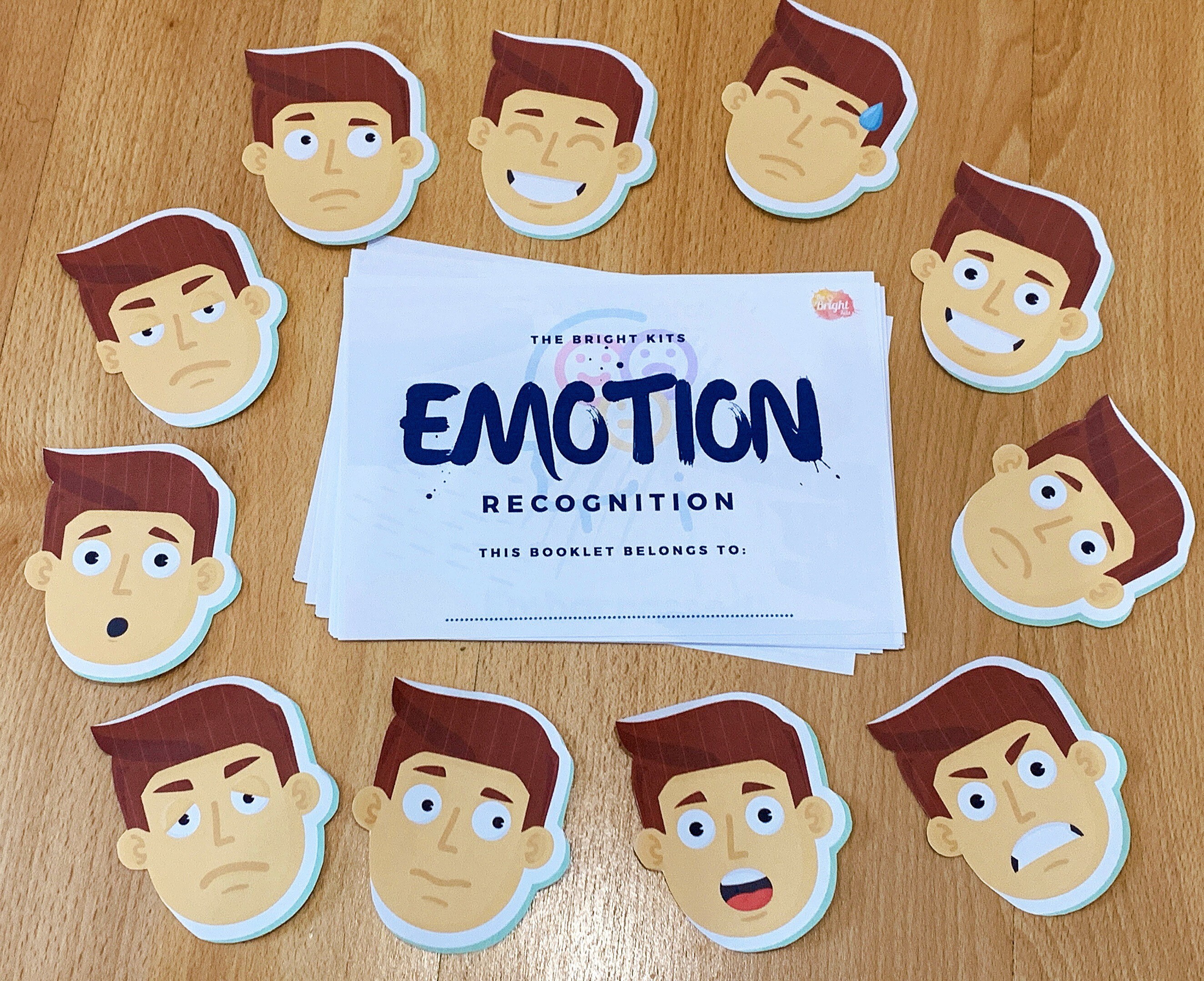 Emotion Recognition A5 Printable Busy Booklet Emotion Matching Feelings ...