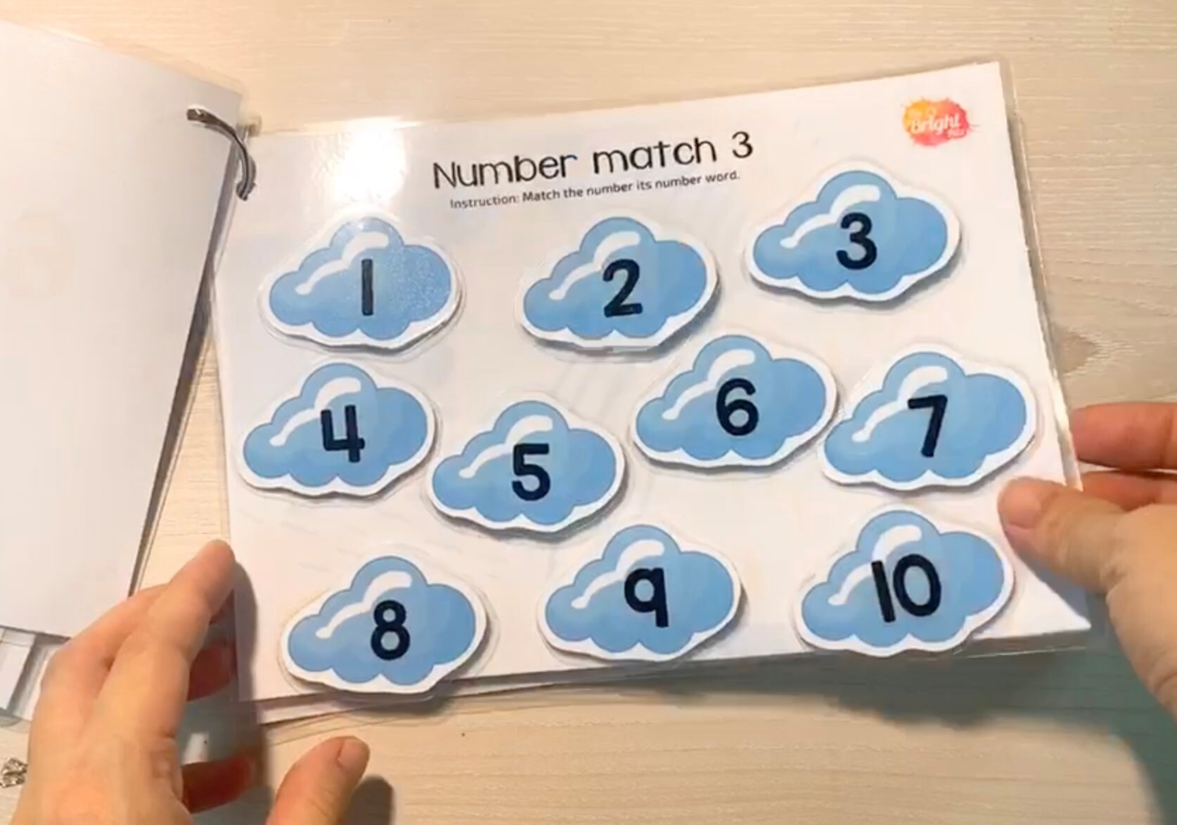 Number Recognition A5 Printable Busy Booklet Number Matching | Etsy