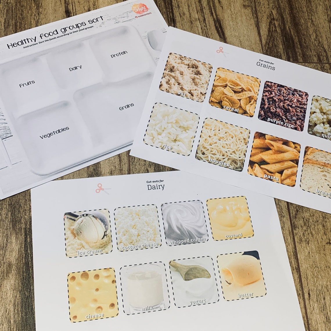 Food Groups Sorting Activity | Nutrition Education | Healthy Eating ...
