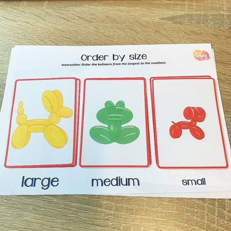 Size Comparison A5 Booklet | Ordering by Size | Large, Medium & Small ...