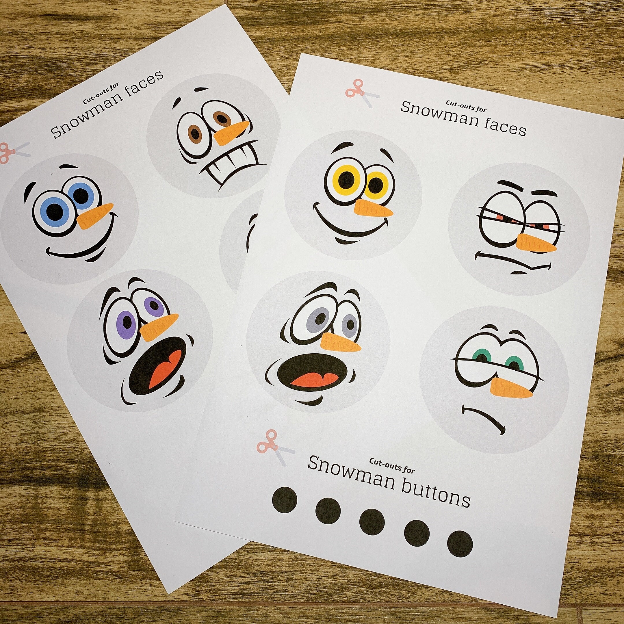 Build A Snowman Activity | Emotions Recognition | Colour Recognition ...