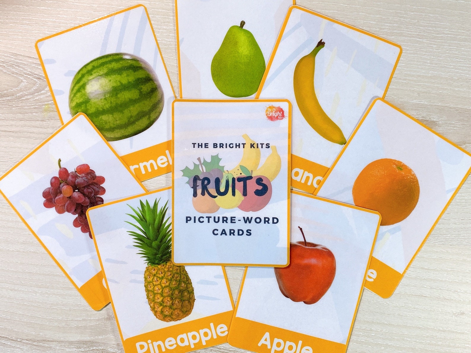 Food Groups Printable Picture-word Cards Set 48 Cards Food Flashcards ...