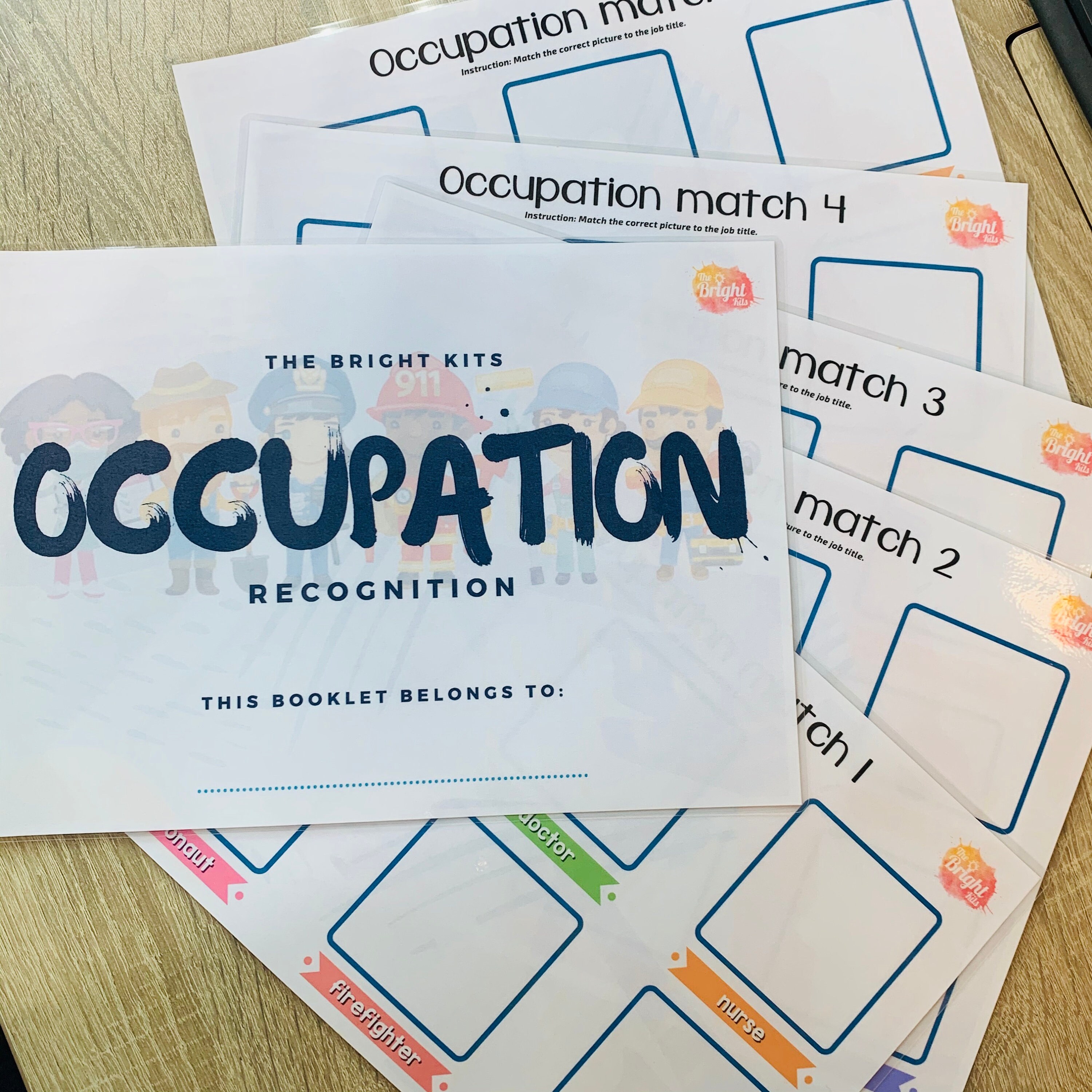 Occupation Recognition A4 Printable Busy Booklet Community - Etsy