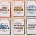 Animal Printable Picture-word Cards Set (48 Cards) | Animal Habitat ...