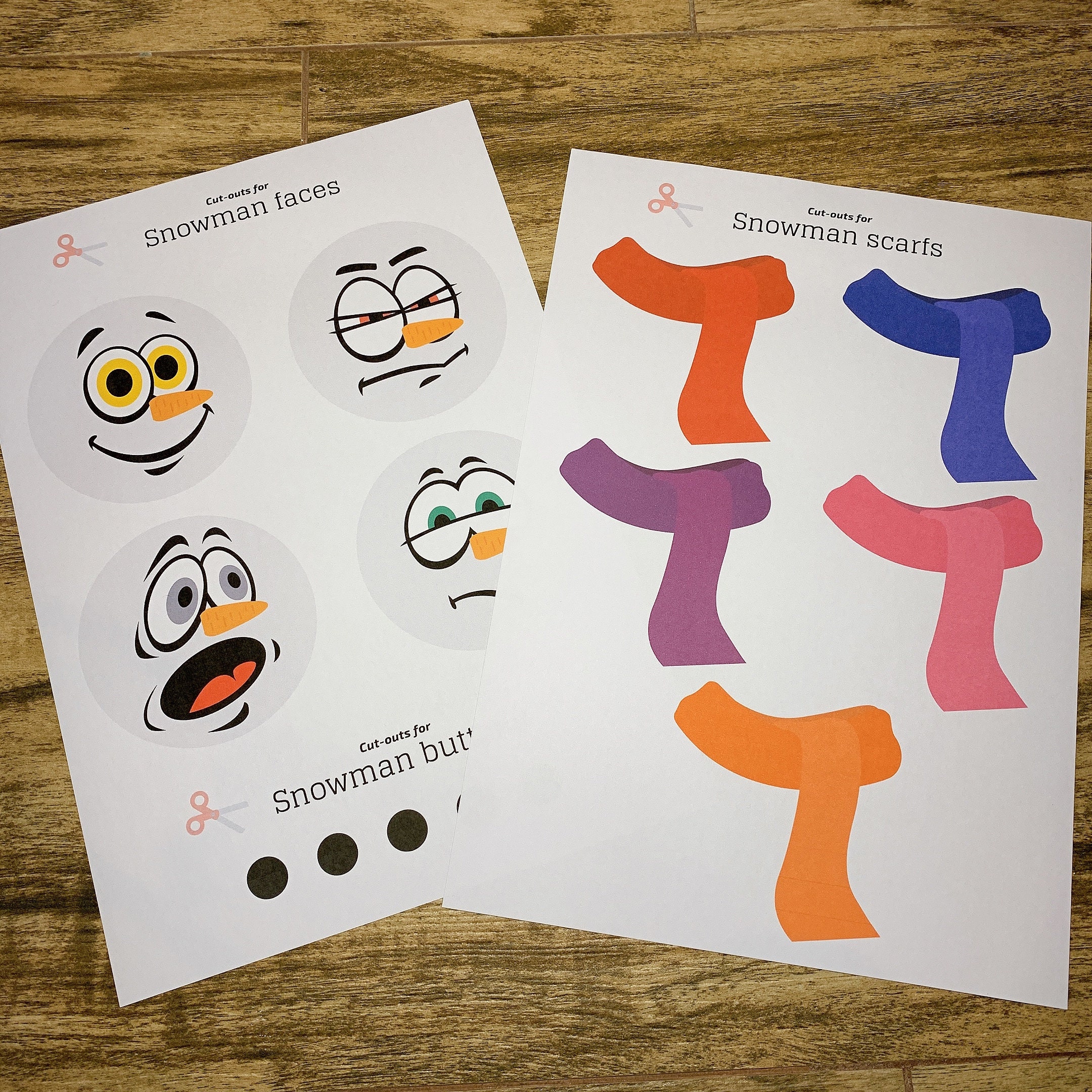 Build A Snowman Activity | Emotions Recognition | Colour Recognition ...