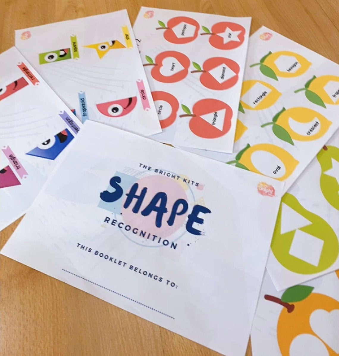 Shape Recognition A4 Printable Busy Booklet | Shape Matching | Learning ...