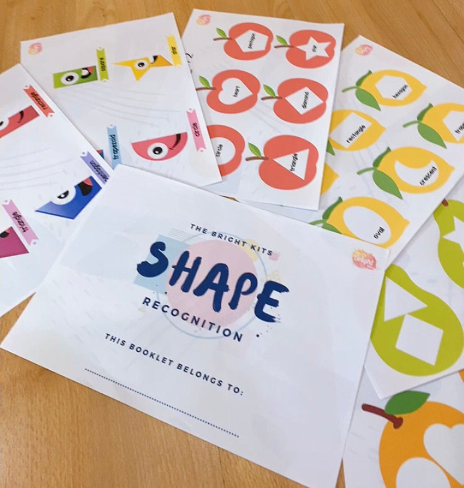 Shape Recognition A4 Printable Busy Booklet | Shape Matching | Learning ...