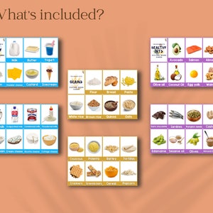 Food Groups Printable Picture-word Cards Set (90 Cards) | Real Picture ...