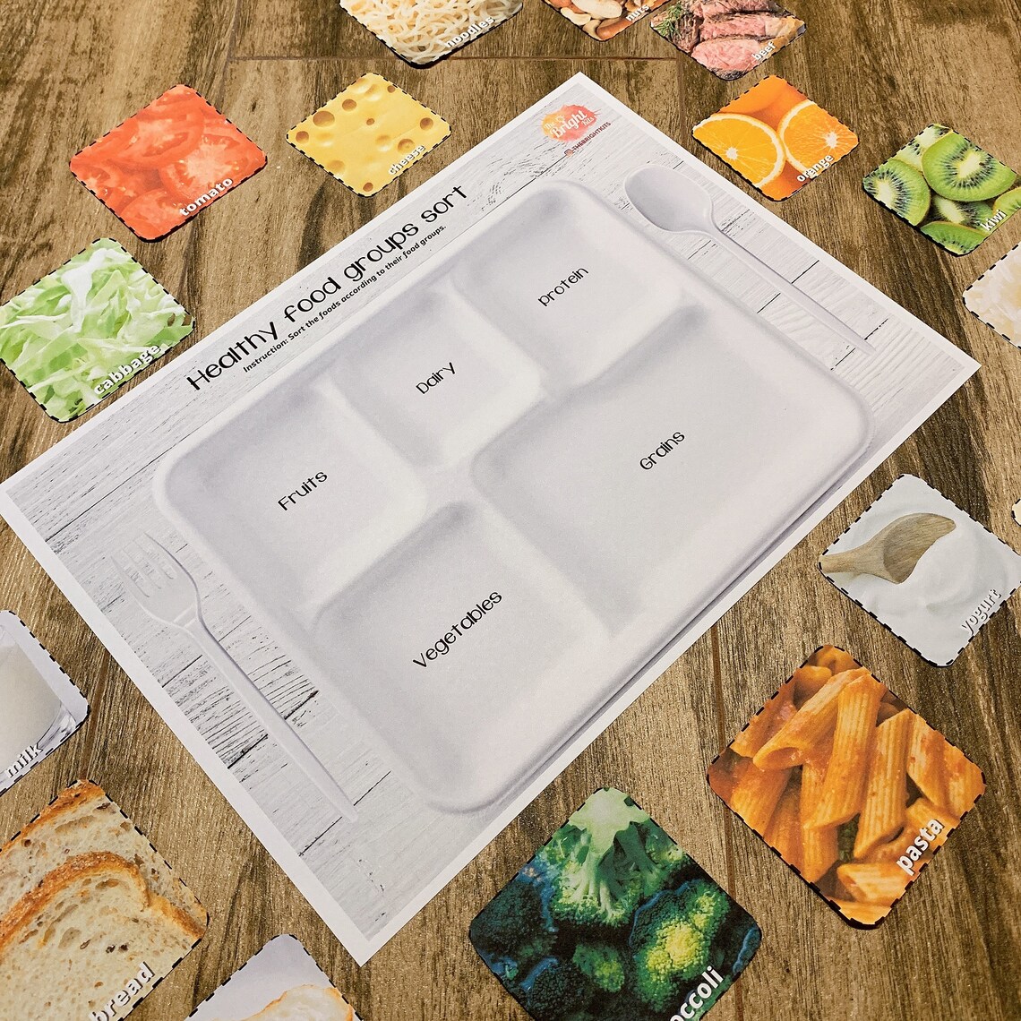 Food Groups Sorting Activity | Nutrition Education | Healthy Eating ...