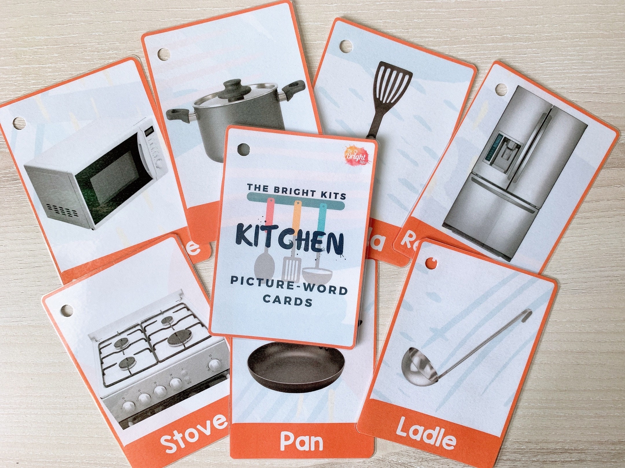 Household Items Printable Picture-word Cards Set (48 Cards) | Household ...