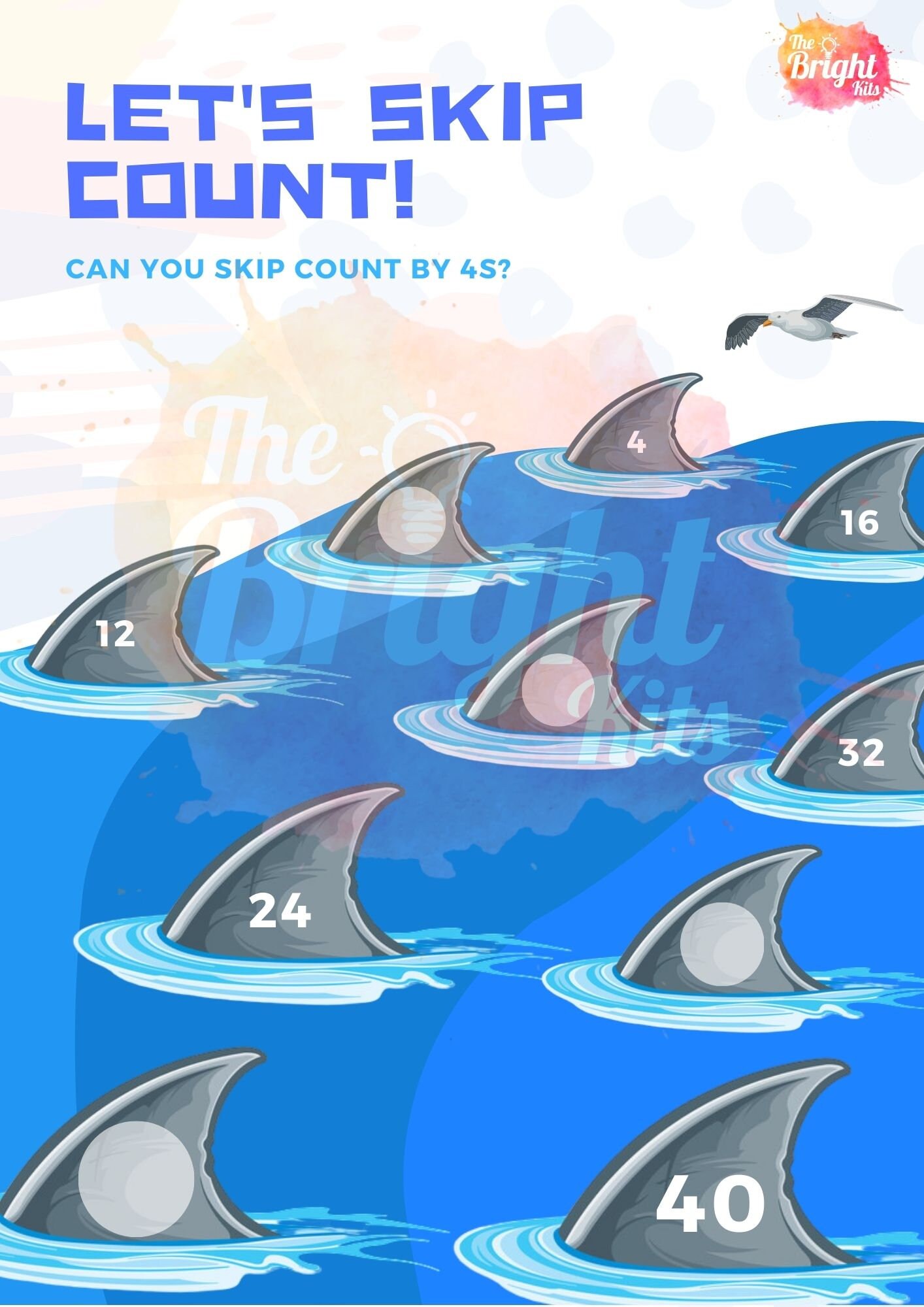 Skip Counting A4 Printable Worksheets Skip Counting Counting Forward ...