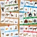 Animal Printable Picture-word Cards Set in German (48 Cards) | Animal ...