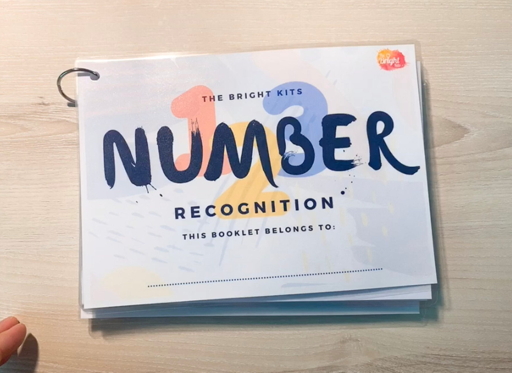 Number Recognition A5 Printable Busy Booklet | Number Matching ...
