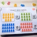 Gummy Count and Match A4 Printable Busy Booklet | Number Matching 1-20 ...