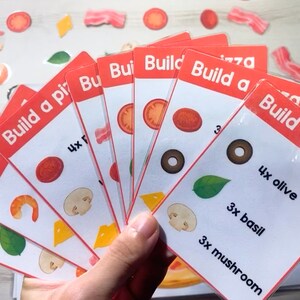 Pizza Count and Match A4 Printable Busy Booklet | Number Matching 1-10 ...