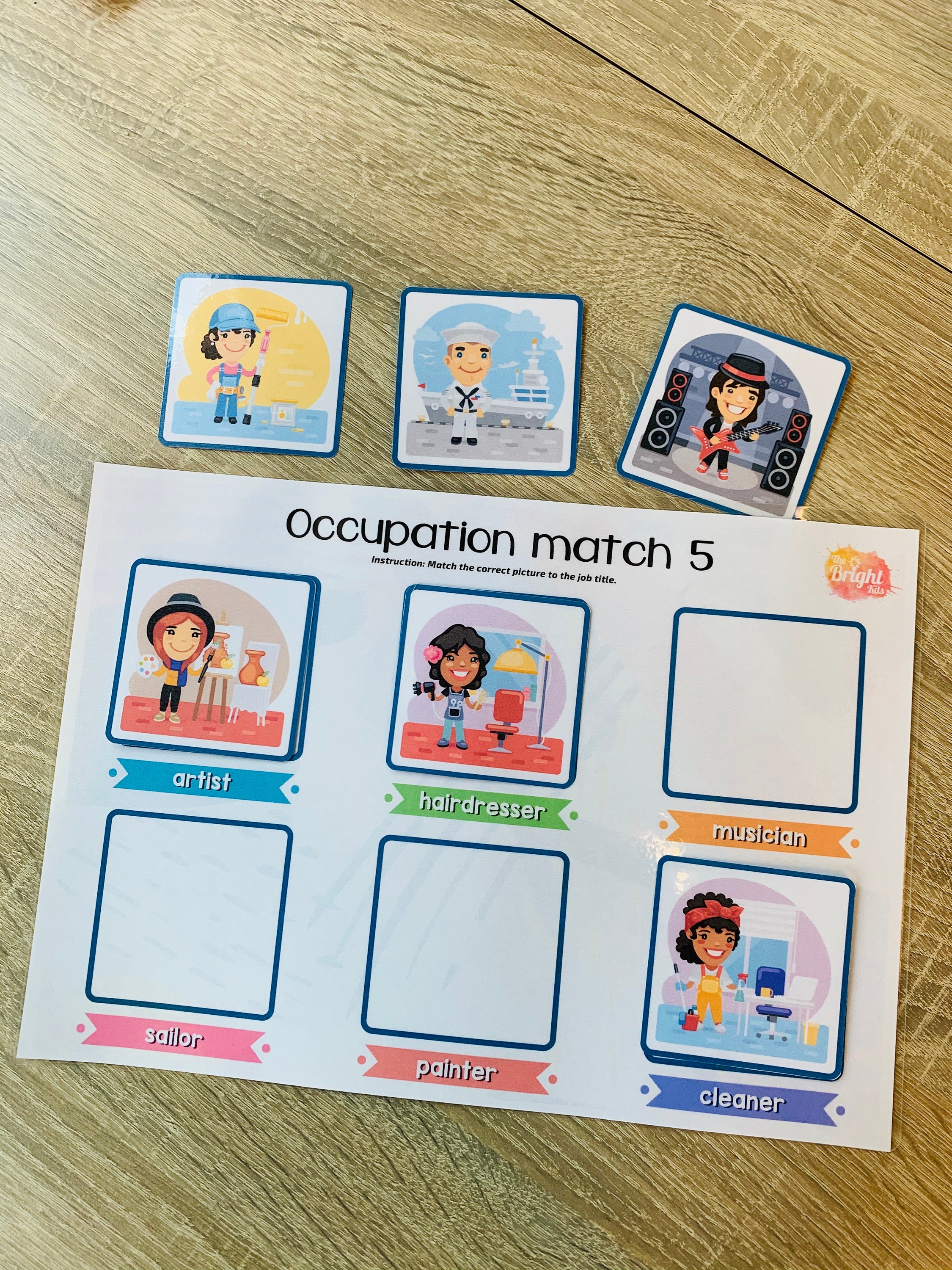 Occupation Recognition A4 Printable Busy Booklet Community - Etsy