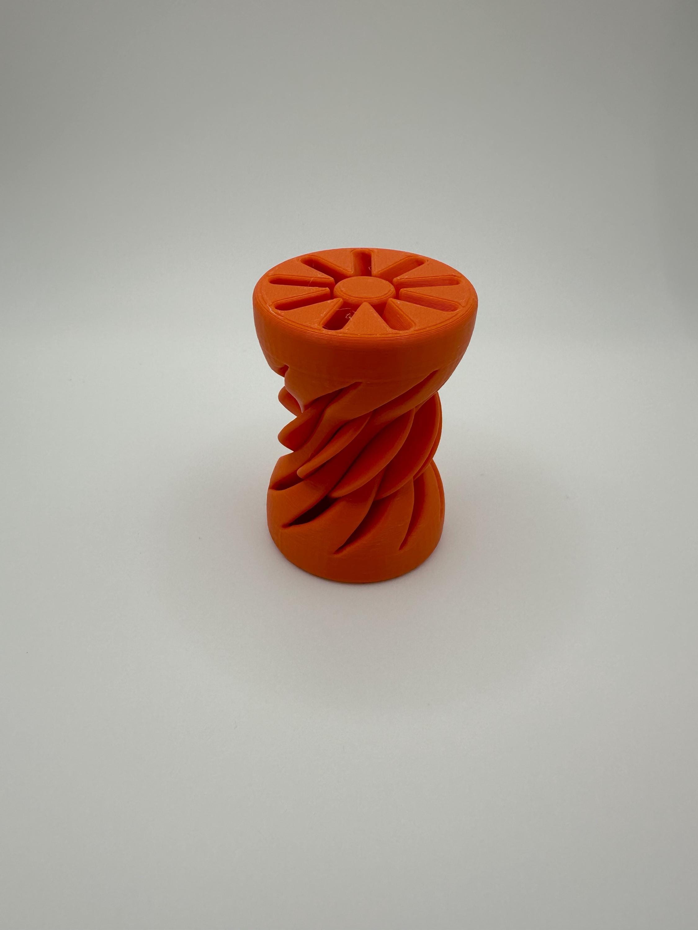 Spiral Hourglass Fidget Toy (file) - Etsy