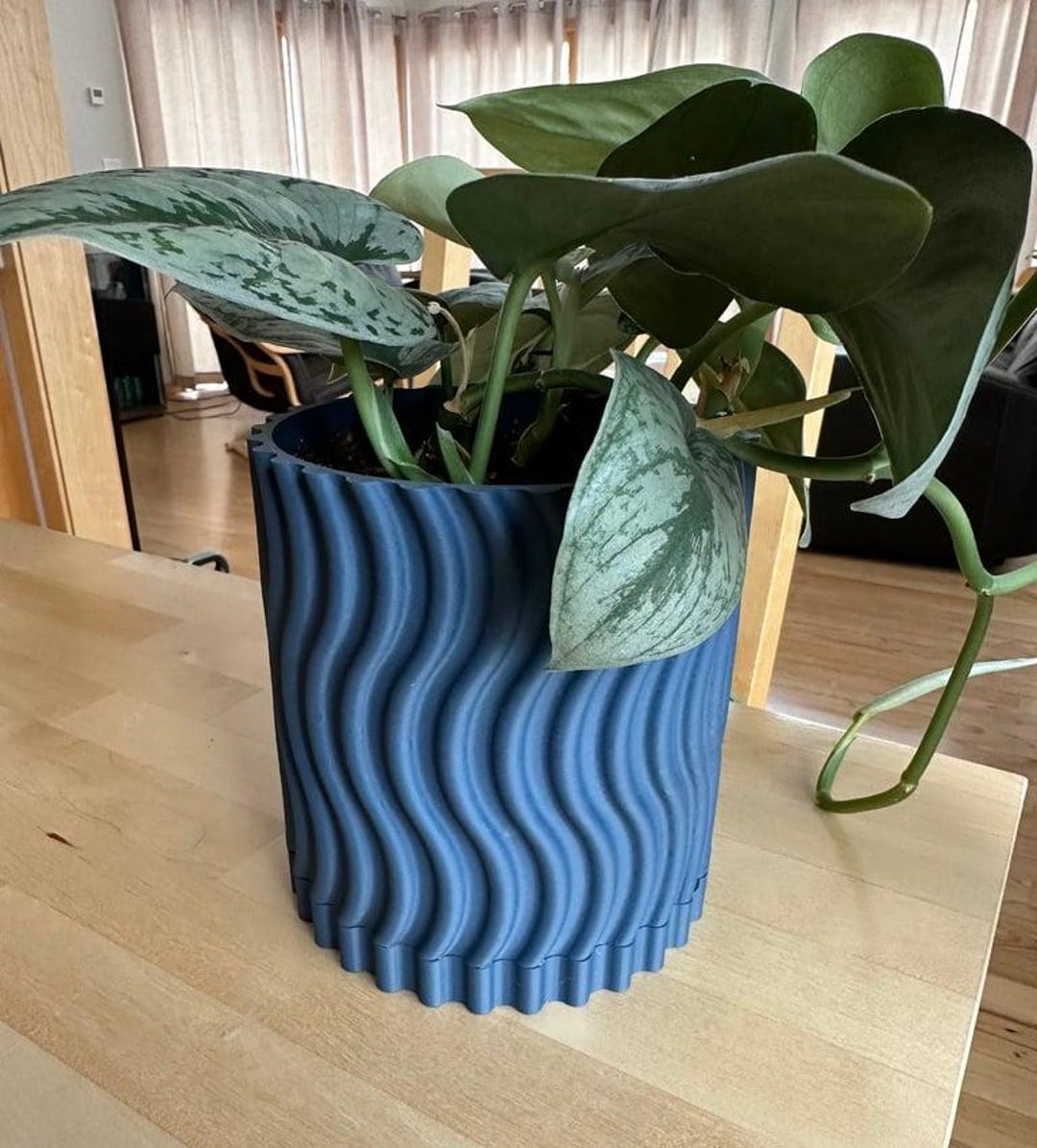 Spiral Pot With Integrated Drip Tray - Etsy