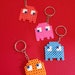 Pacman Ghost Key Chains - Etsy