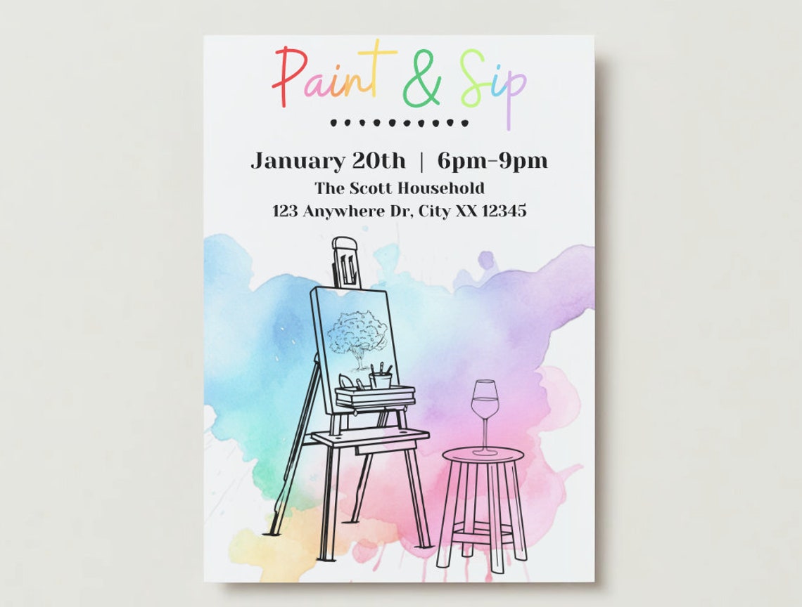 Paint and Sip | Paint and Pour Party | Women's Painting Get Together ...
