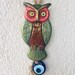 Red Ceramic Elephant / Elephant Wall Decor / Evil Eye / - Etsy