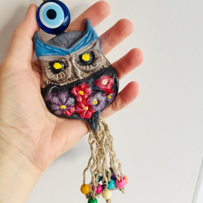 Red Ceramic Elephant / Elephant Wall Decor / Evil Eye / - Etsy