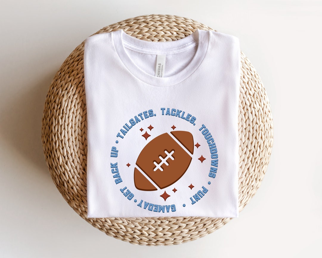 Womens Football Tshirt, Retro Football Shirt, Touchdown Shirt, Game Day ...