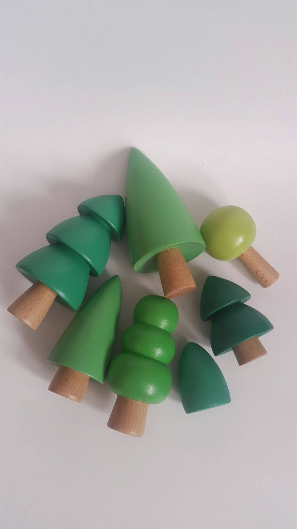 Wooden Forest Woodland Trees Woodland Tree Set Forest Set of 7 - Etsy UK