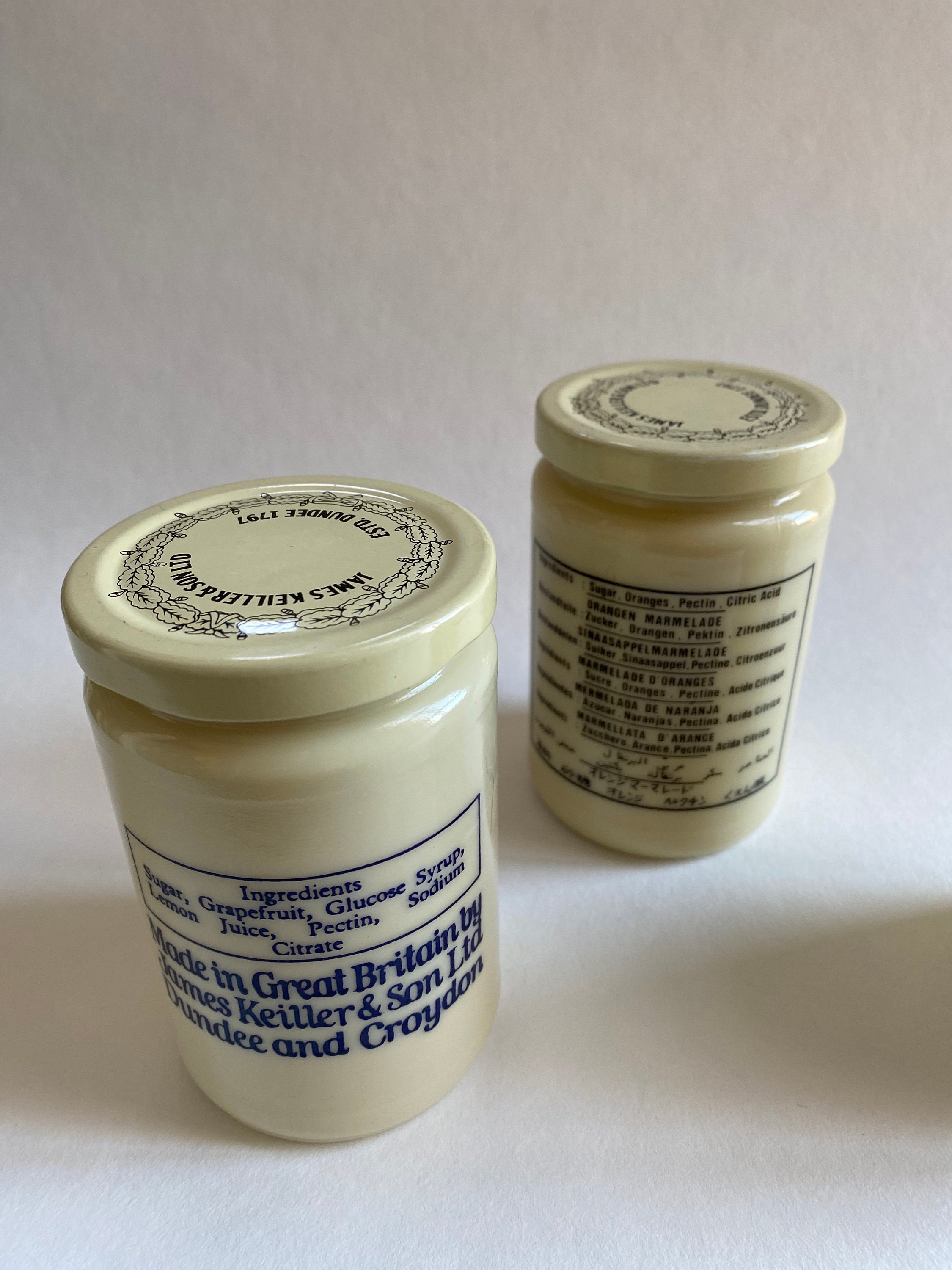 Vintage James Keiller & Sons Ltd. Dundee Marmelade Pot - Etsy