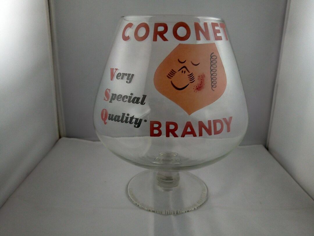 Vintage Extra Large CORONET Brandy Snifter - Paul Rand Modernist Design ...