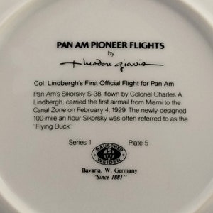 Vintage Pan Am Airline Pioneer Plane Collector Plates: Constellation ...
