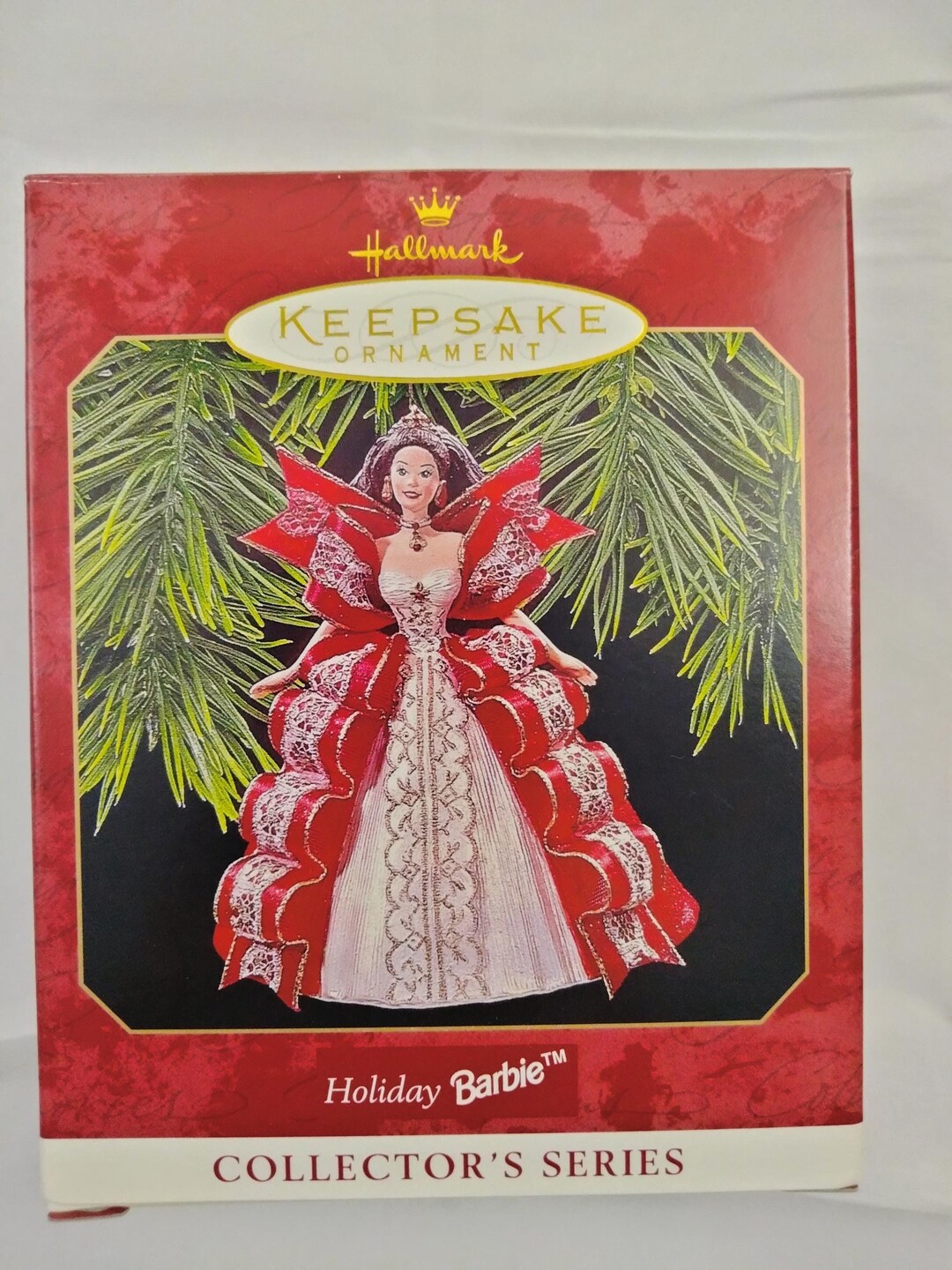 NIB - Hallmark Holiday Barbie in Formal Gown Keepsake Ornament 1997 ...